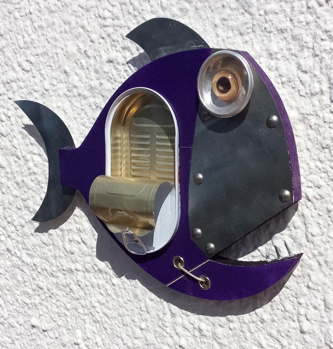 Handmade Canned Fish Sculpture Bass Lure Fishing Decor Gift Angling ...