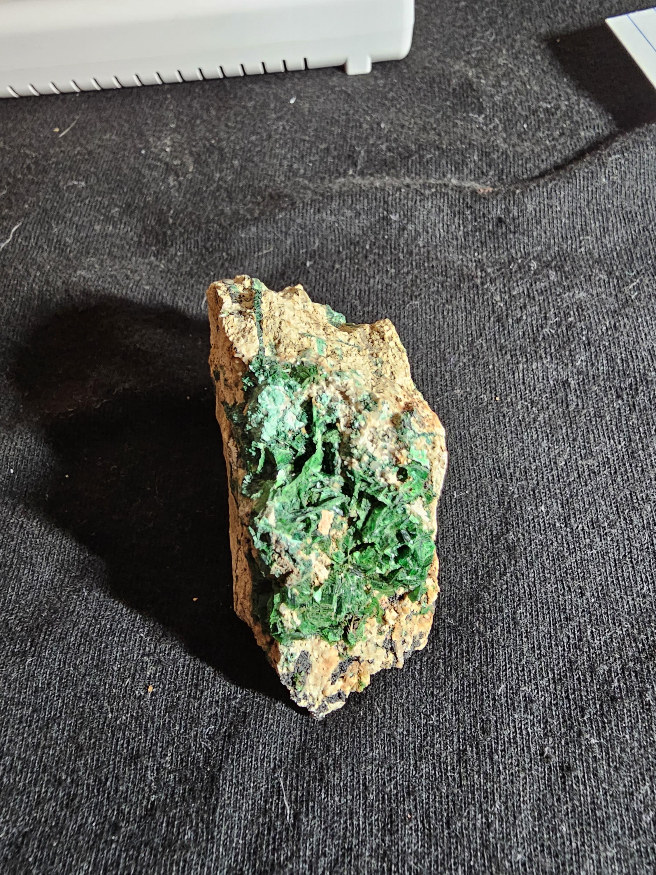 Torbernite/metatorbernite, Green Ionized Mineral - Etsy