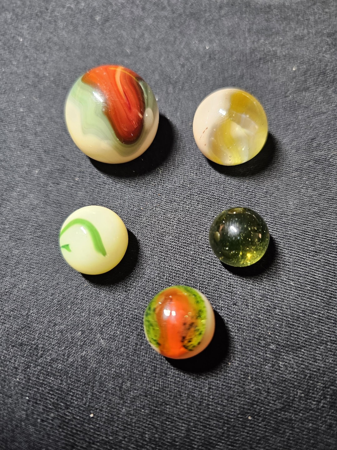 Uranium Glass Marble Lot - Etsy