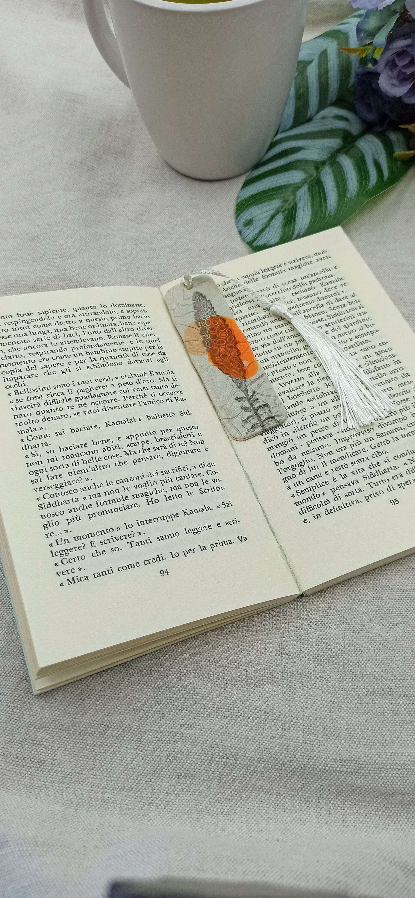 Unique Bookmark Artistic Floral Bookmark Accompany Your Literary ...