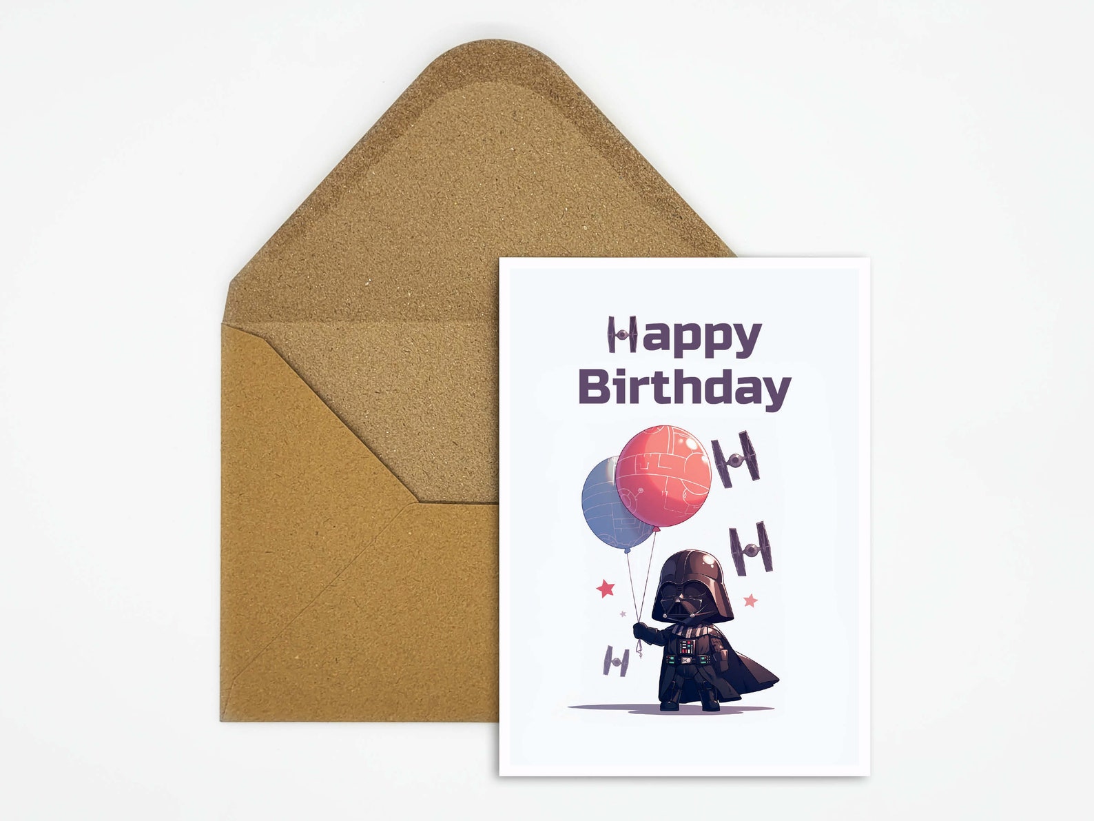 Happy Birthday Card, Science Fiction Postcard, Birthday Card, Funny ...