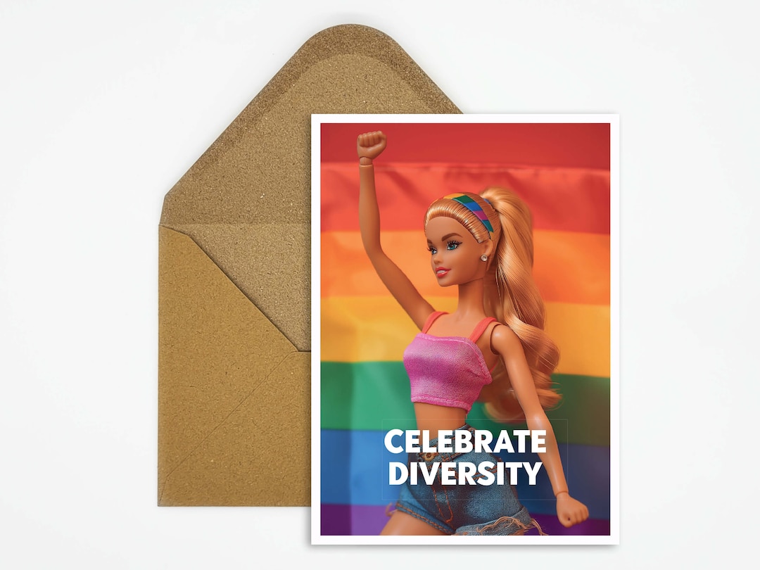 LGBTQ Postcard, Diversity, Card Queer, Lesbian Postcard, Bisexual, Gift ...