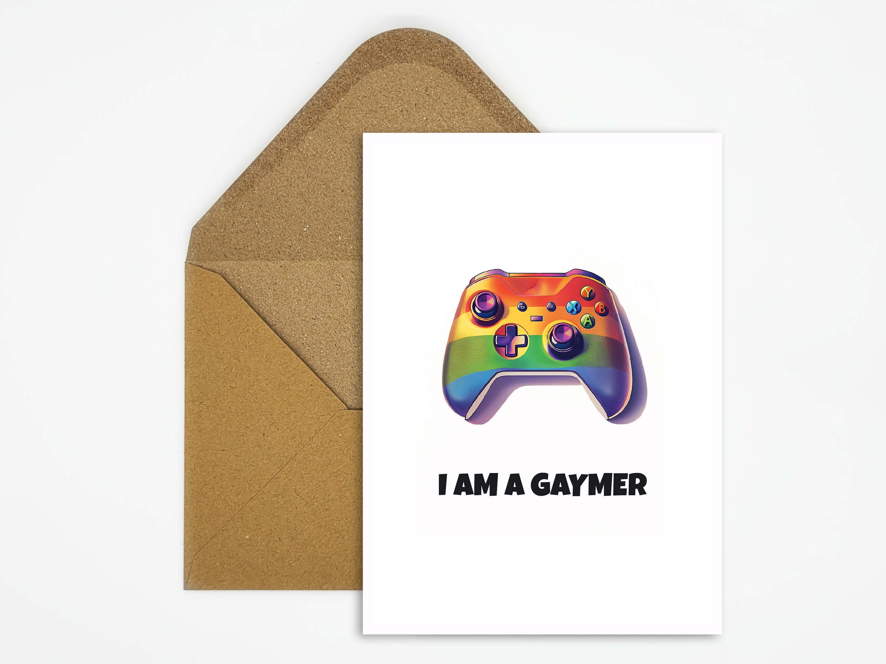 LGBTQ Postcard, LGBTQ Pride Card With Slogan, Celebrate Diversity and ...