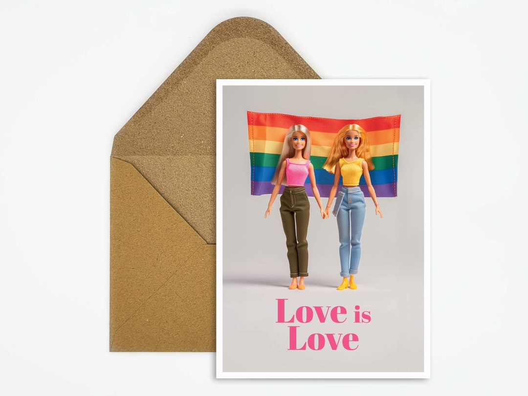 LGBTQ Postcard, Diversity, Card Queer, Lesbian Postcard, Bisexual, Gift ...