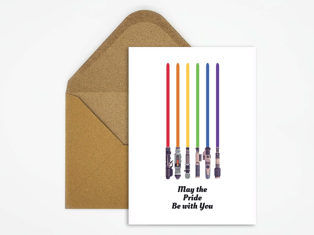 LGBTQ Postcard, LGBTQ Pride Card With Slogan, Pride Card for the LGBTQ ...