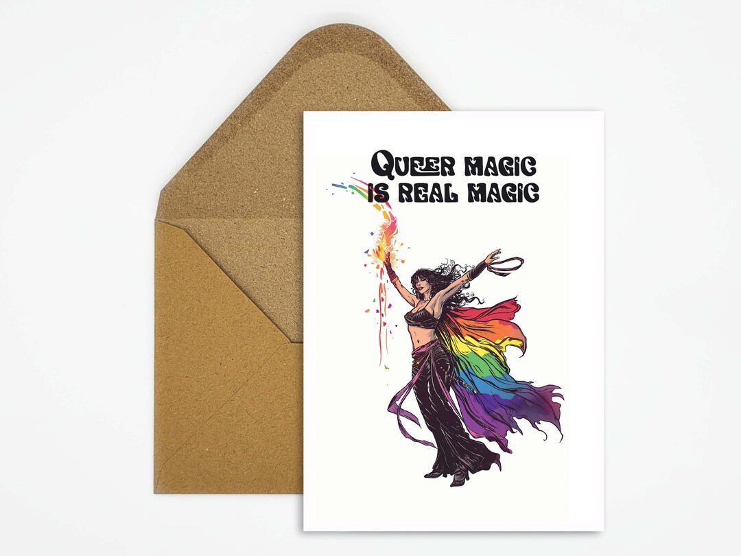 LGBTQ Postcard, LGBTQ Pride Card With Slogan, Pride Card for the LGBTQ ...
