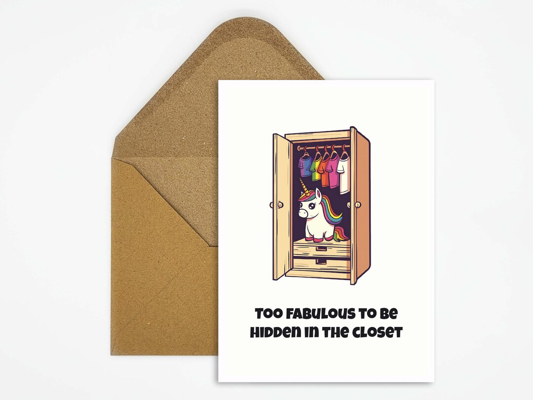 LGBTQ Postcard, LGBTQ Pride Card With Slogan as a Gift, Celebrate ...