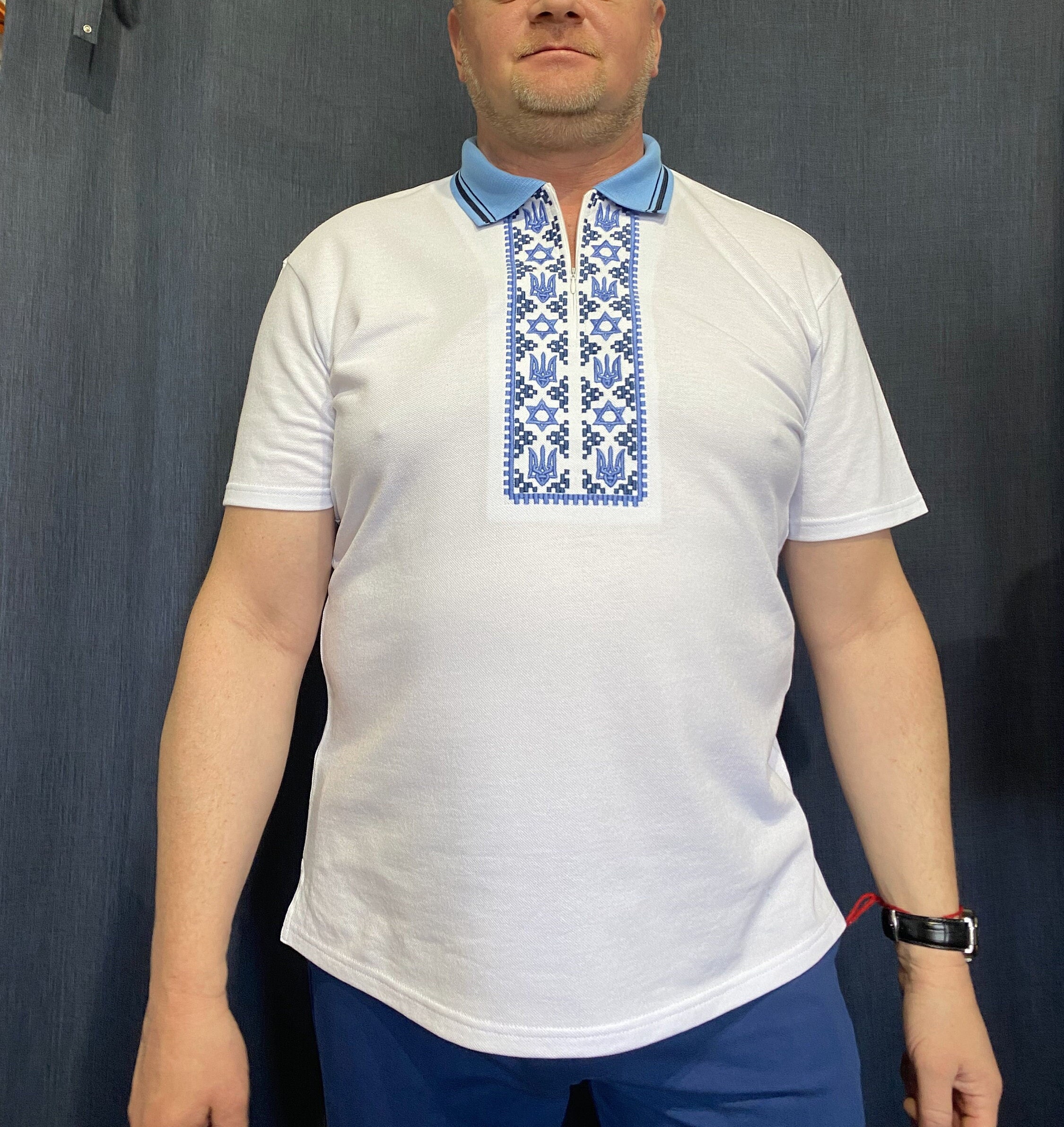 Ukrainian-jewish Polo T-shirt Ethnic With Star of David Jewish Symbol ...