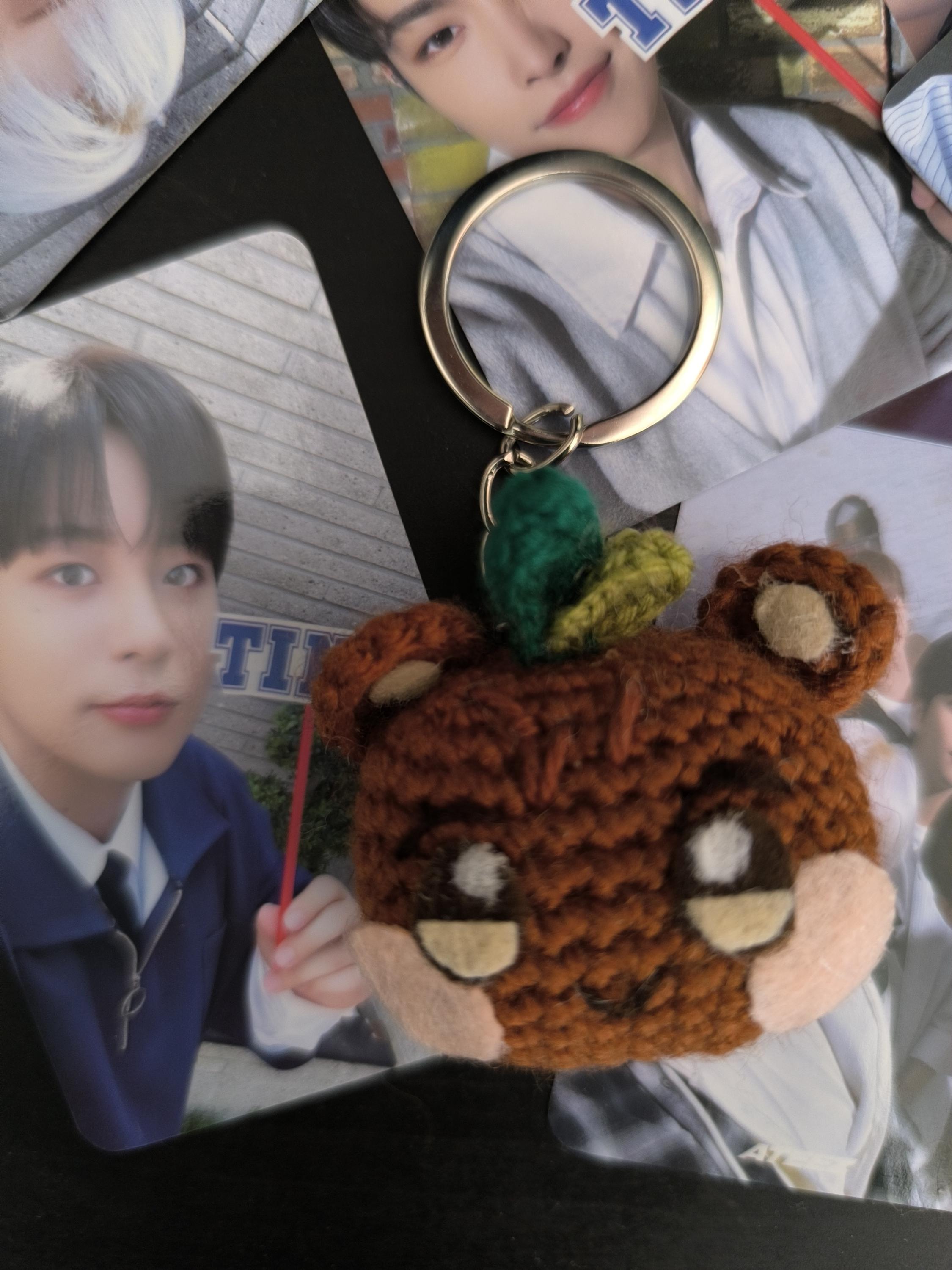 Aniteez Style Ateez Jjongbear Amigurumi Plush Keychain - Etsy