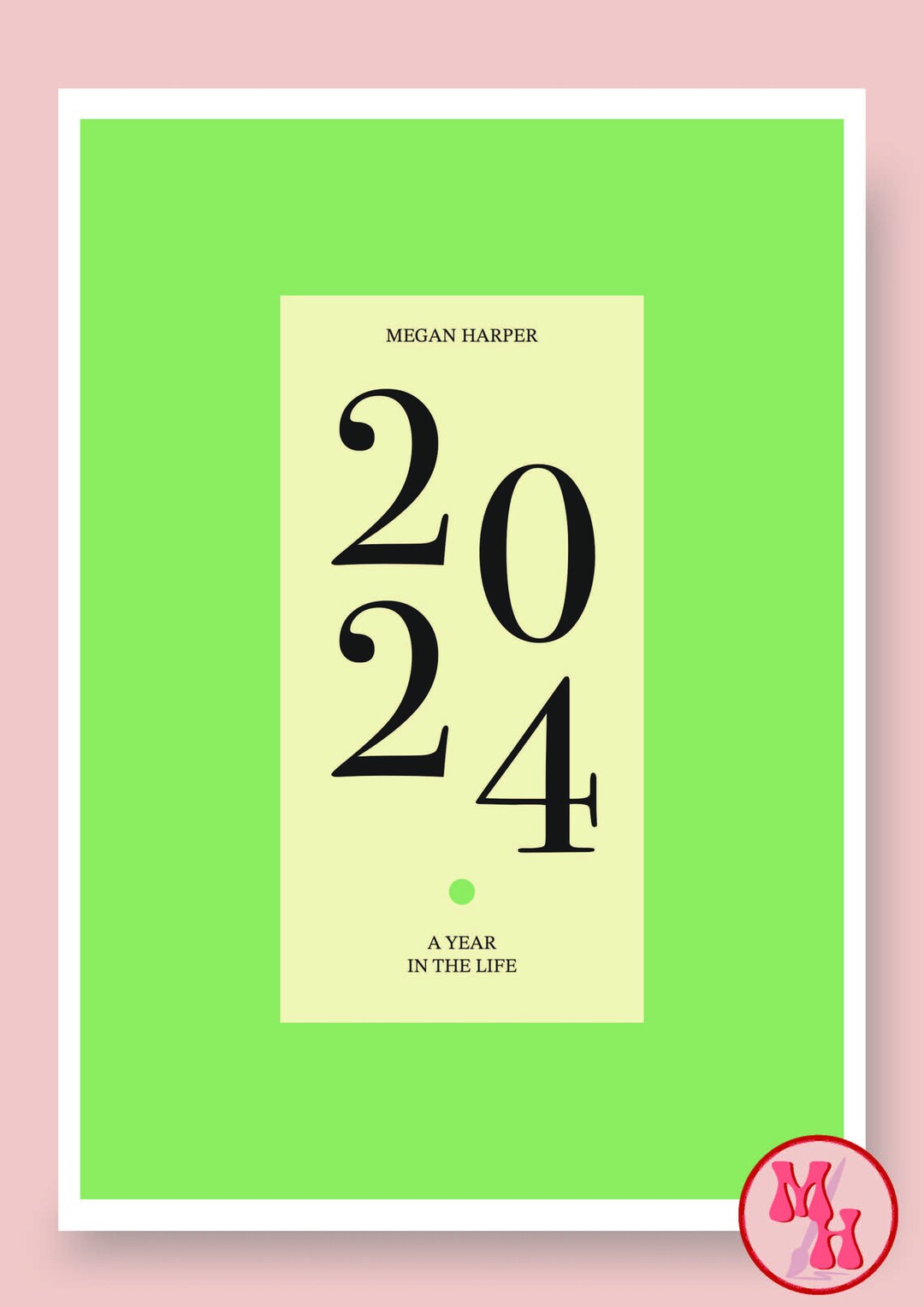2024 A4 Wall Calendar, Calender and Planner, Brightly Designed Calendar ...