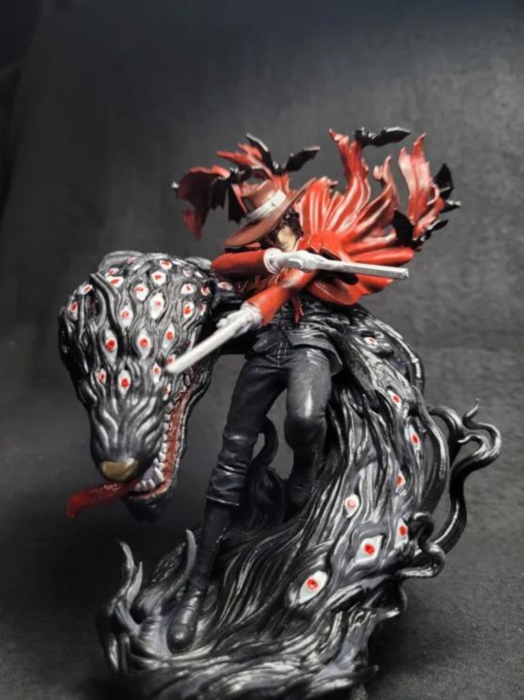 Hellsing Alucard Figur, 3dprint, Hand Painting - Etsy