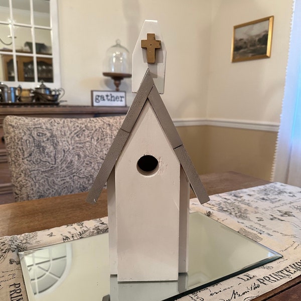 Church Bird House - Etsy