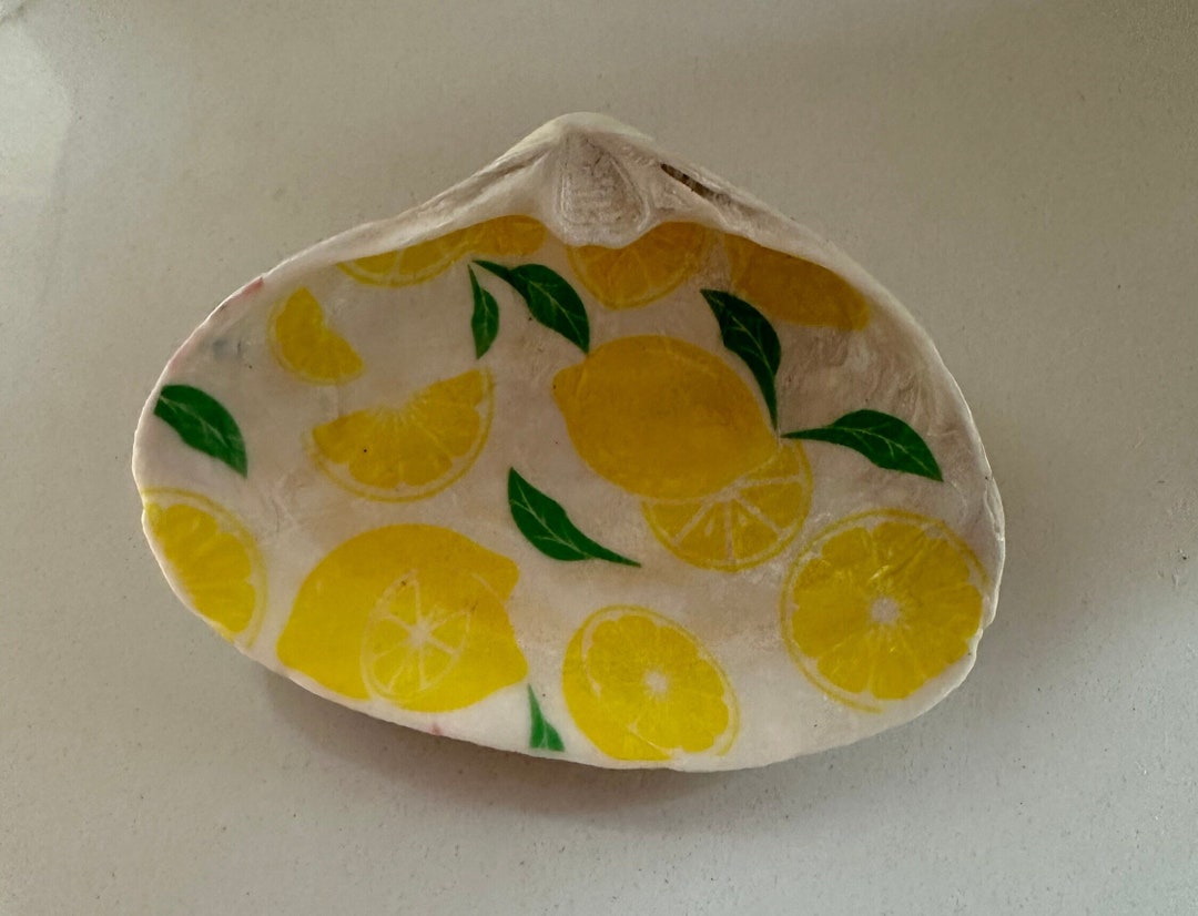 Paper Mache Seashell- Lemons - Etsy