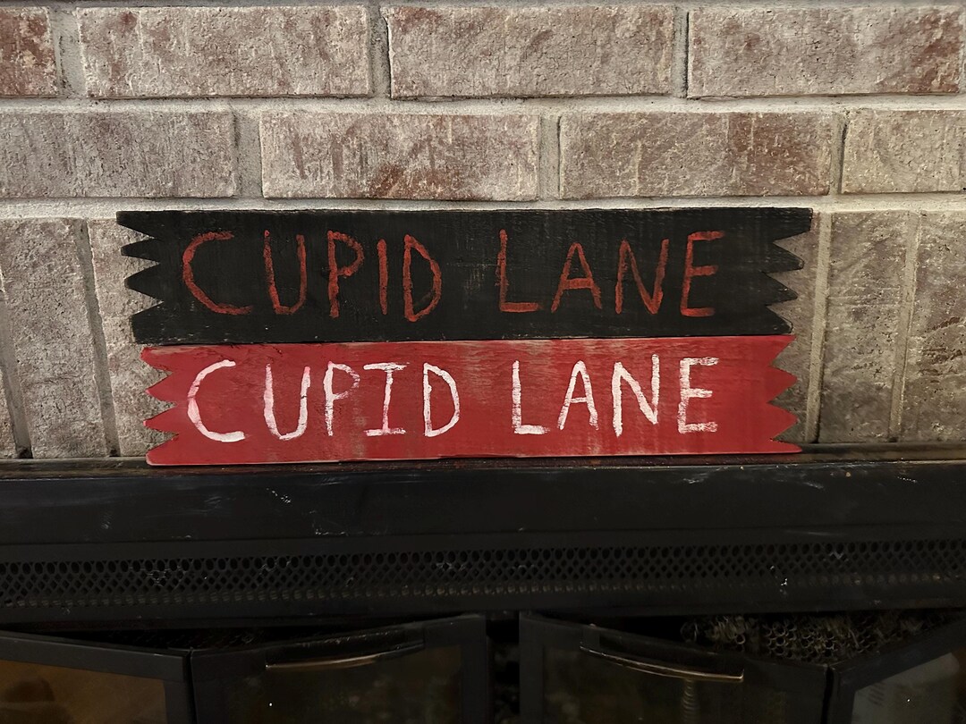 Cupid Lane Sign-valentine's Day Decor - Etsy