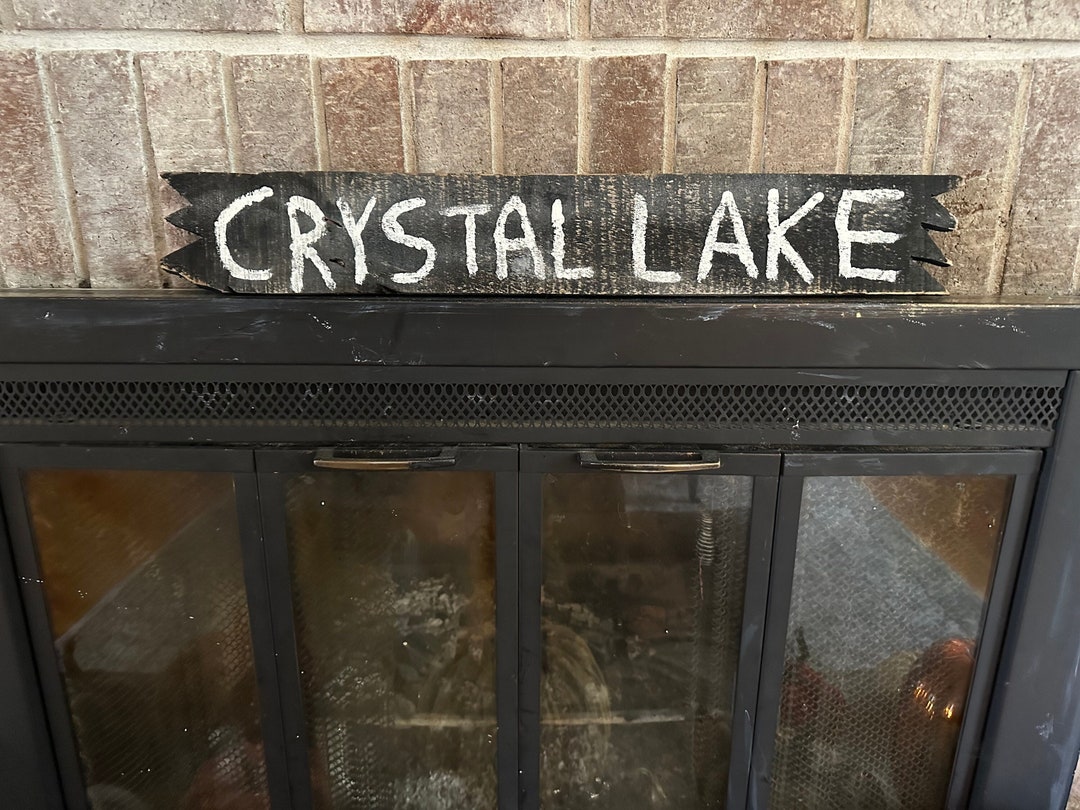 Crystal Lake Sign----friday the 13th - Etsy