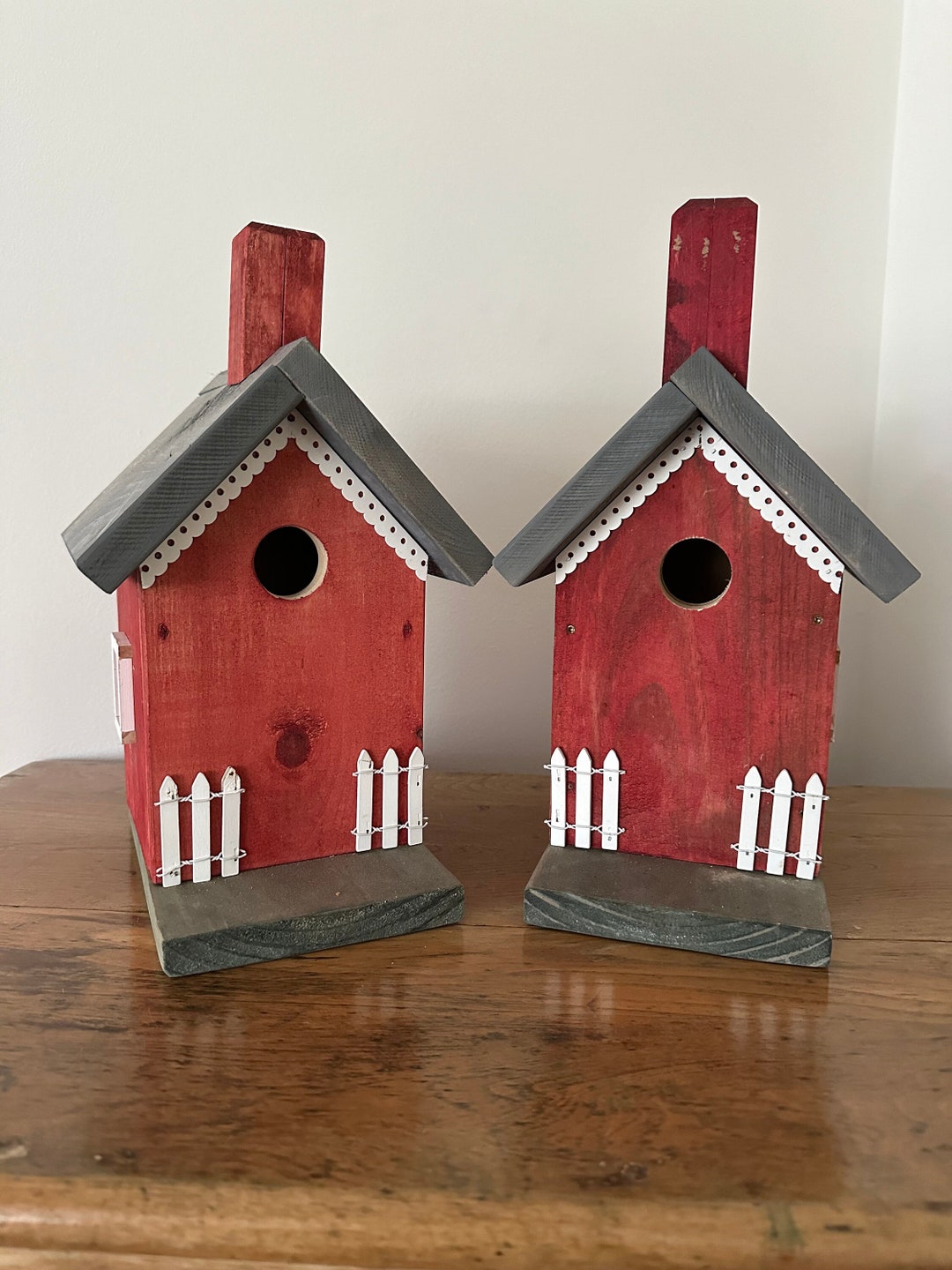 Classic Schoolhouse Birdhouse - Etsy