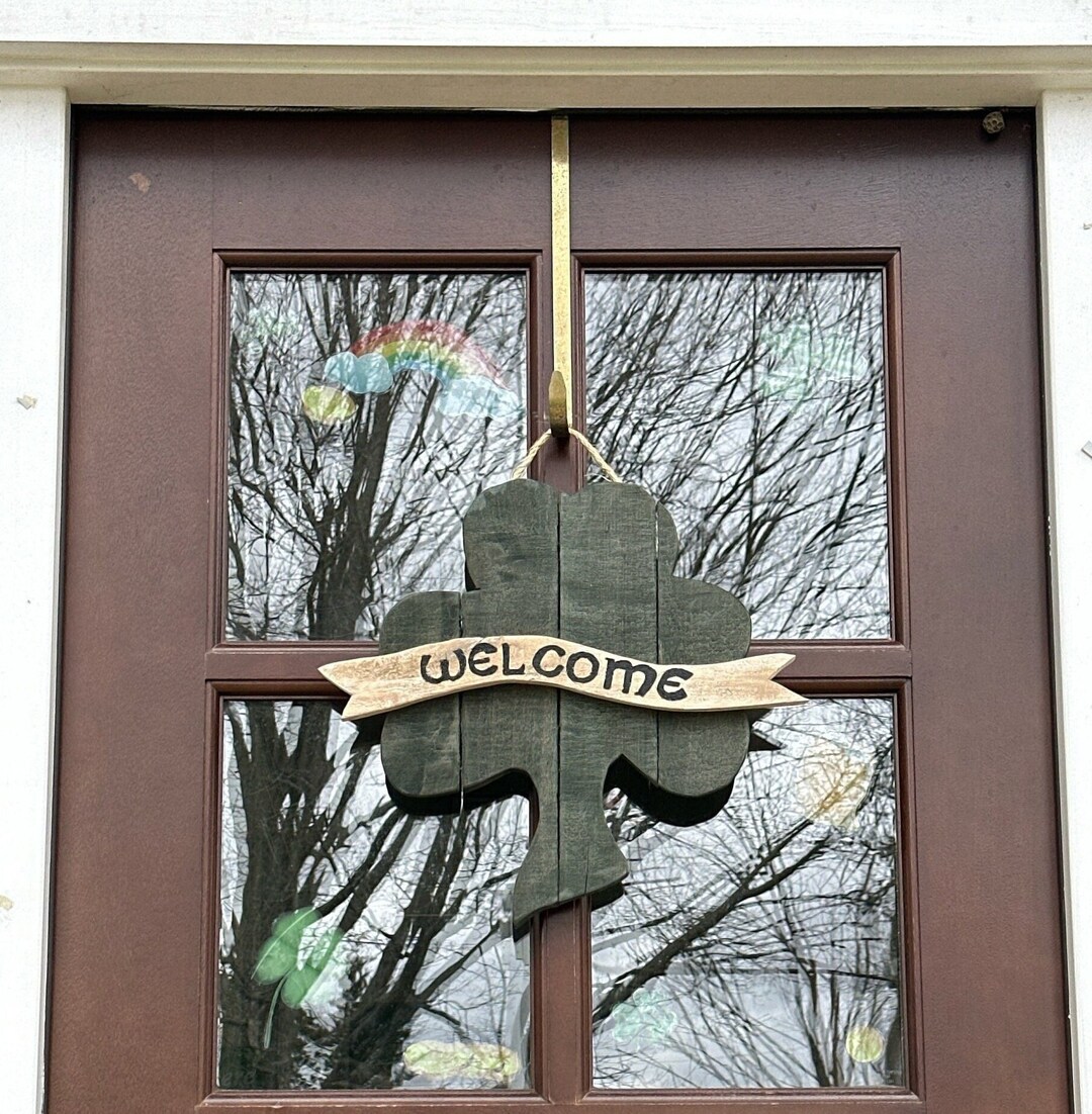 Welcome Shamrock - Etsy