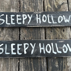 Sleepy Hollow Sign-popular! - Etsy