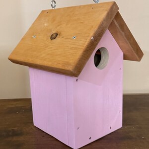 Pretty Pink Birdhouse - Etsy