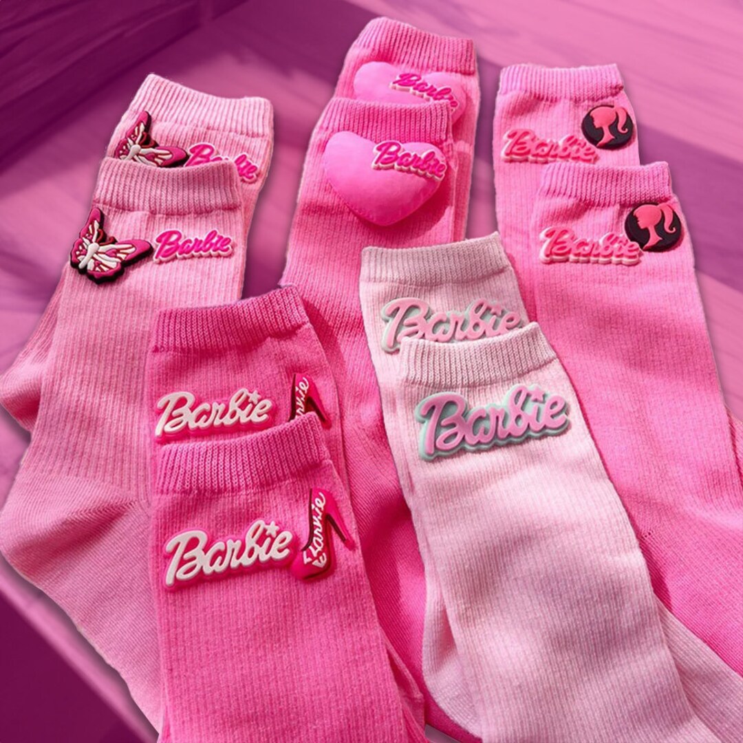 Pink Socks, Cute and Stylish, Girls Pink Socks, Lover Gift, Fun and ...