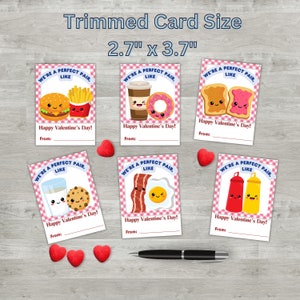 Printable Valentine's Day Cards for Kids, Perfect Pairs Valentines ...