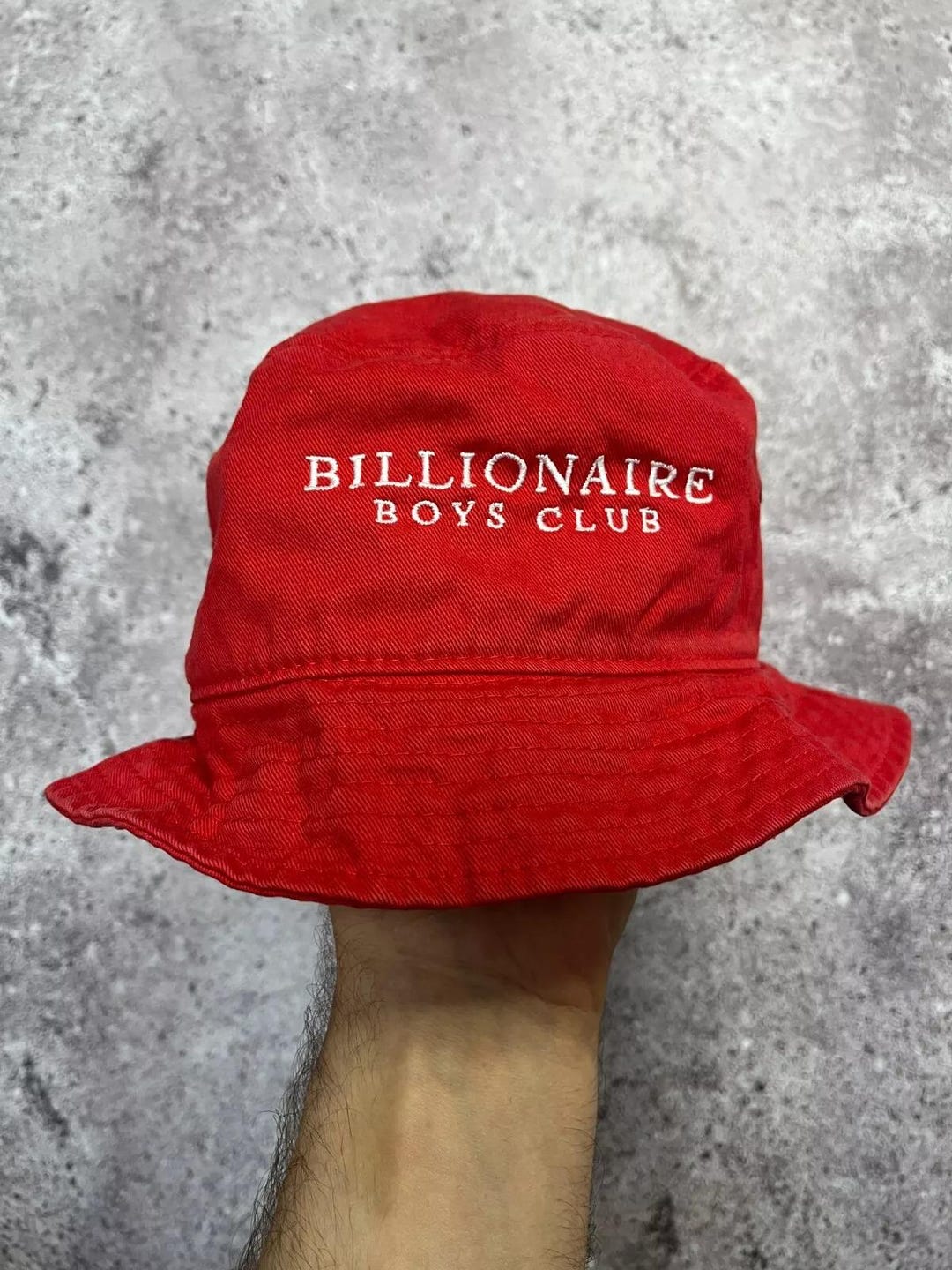 Vintage Billionaire Boys Club Red Bucket Hat Cap - Etsy
