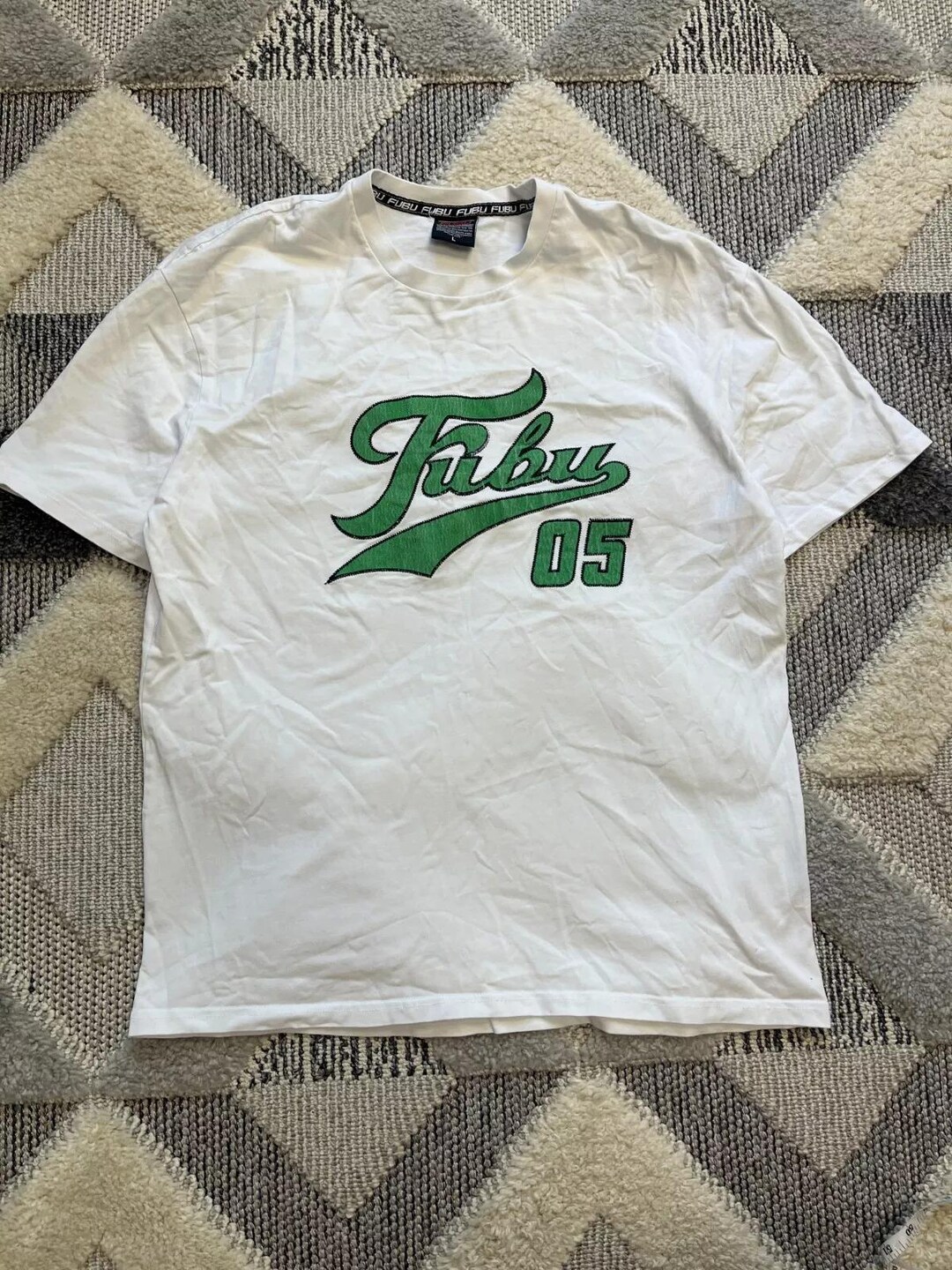 Fubu Vintage Big Logo Shirt - Etsy