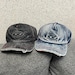 Vintage Diesel Distressed Denim Baseball Cap Y2K Style – Blue & Black ...