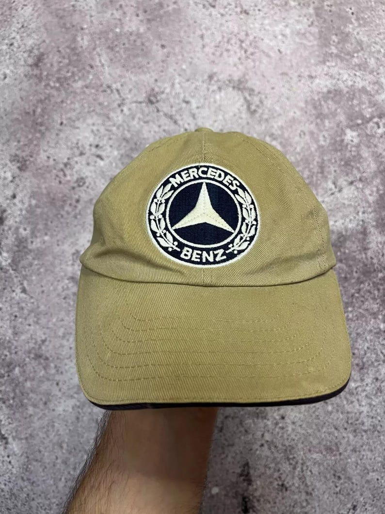Vintage Mercedes Benz Big Logo Cap - Etsy