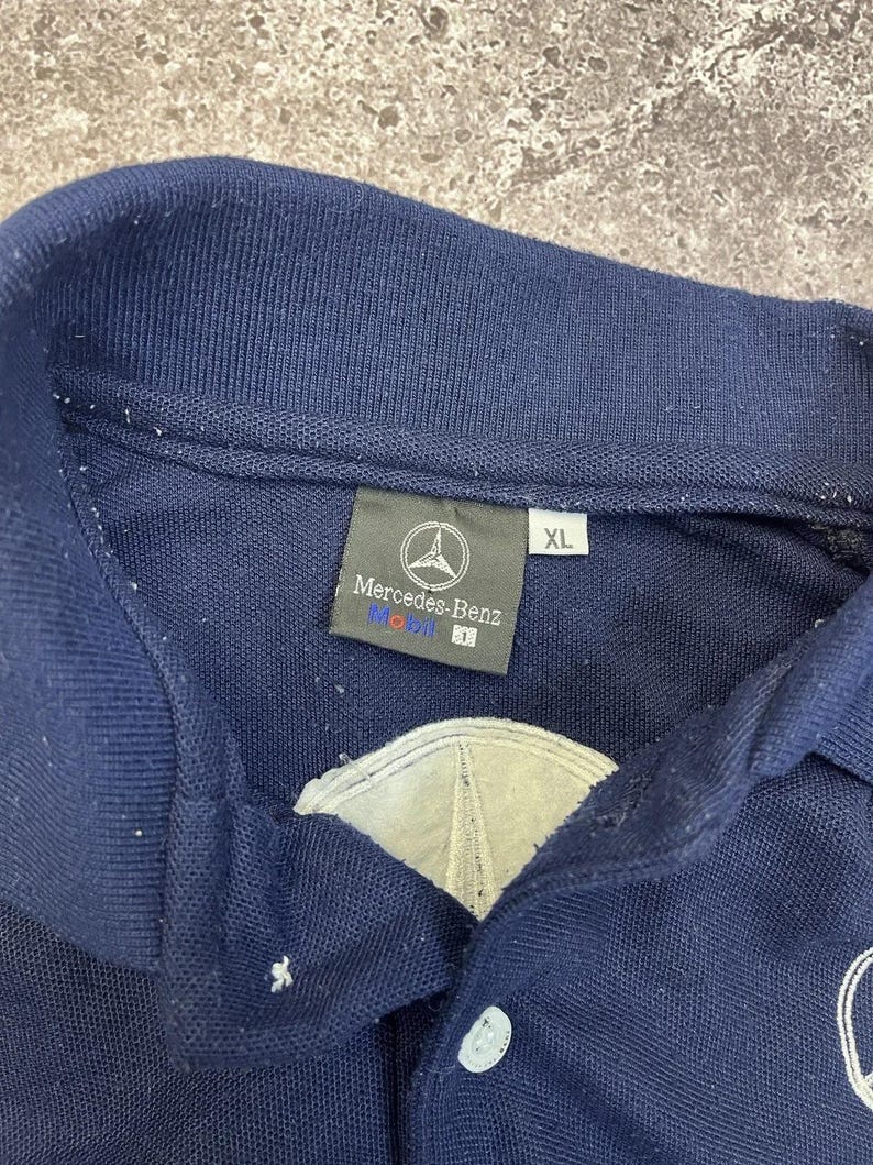 Vintage Mercedes Benz Polo - Etsy