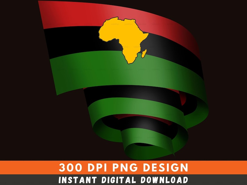 African American Flag PNG: Celebrate Diversity and Pride - Etsy