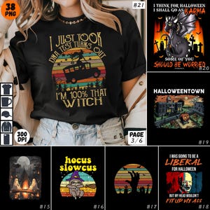 Butterfly Halloween PNG Bundle, Cute Pug Zombie Shirt, Witch in Forest ...