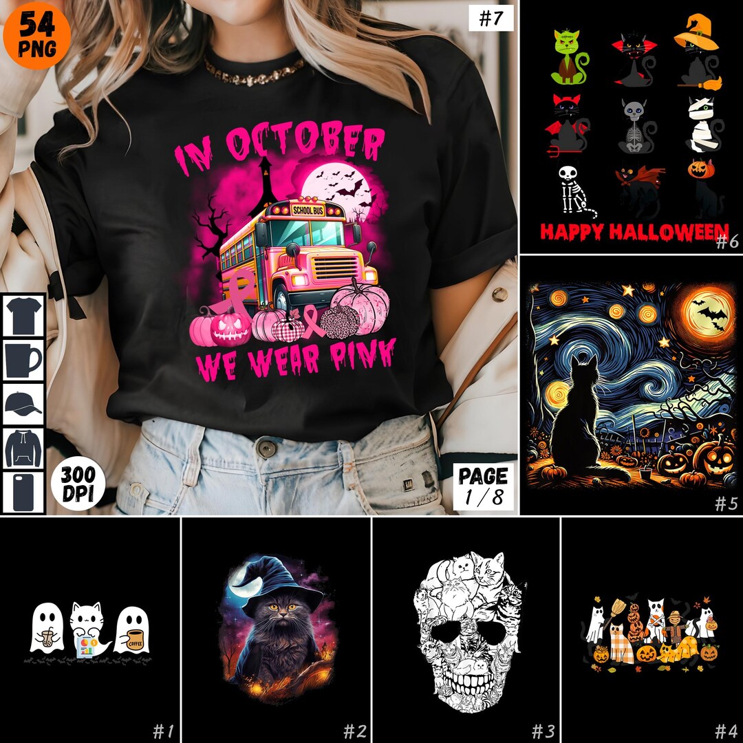 Accountant Coffee Halloween Costume PNG, Black Cat Wizard Witch Tshirt ...