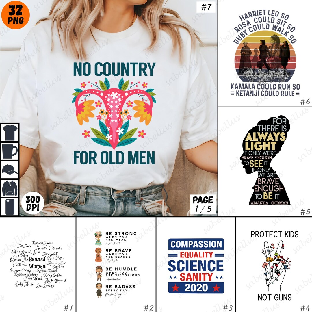 Empowerment PNG Bundle, Feminism Designs, Protect Kids Not Guns Art ...