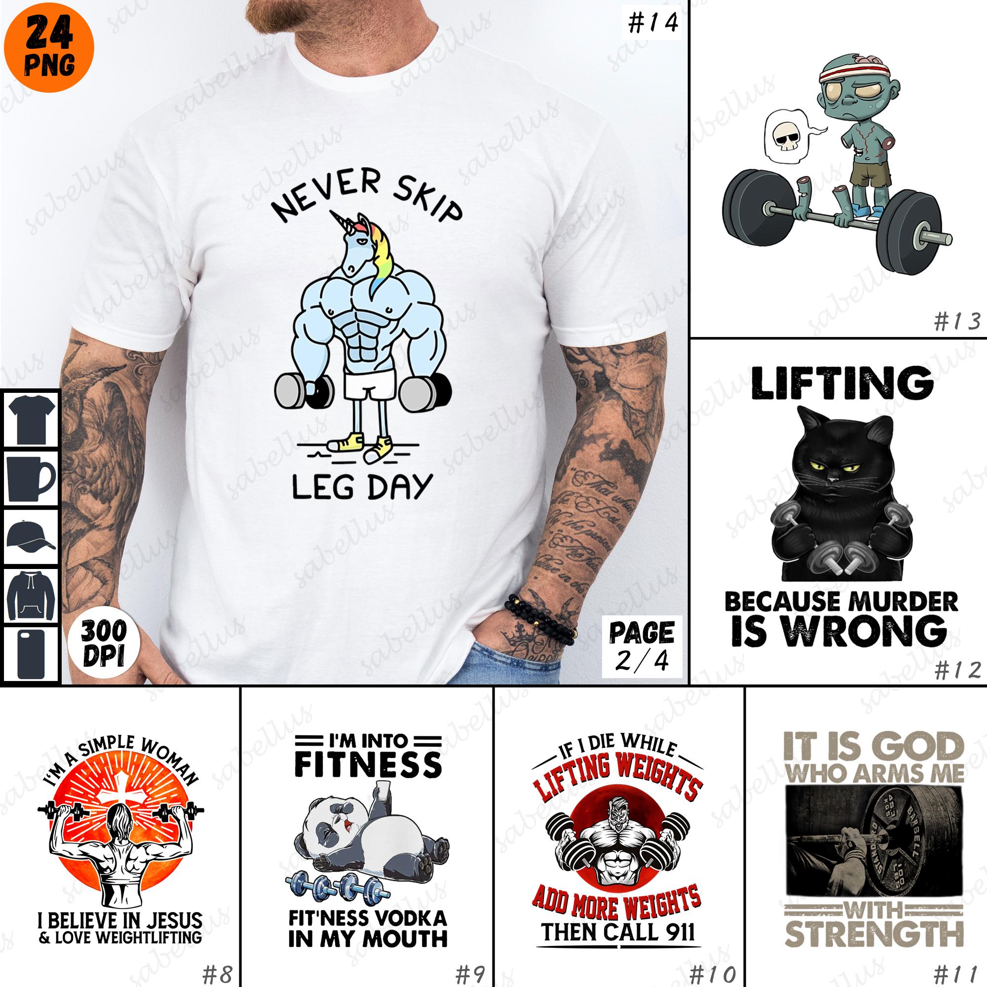 Simple Man PNG Bundle Gym Gift Weightlifting Quotes Fitness Sublimation ...