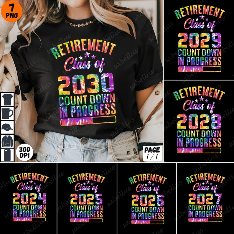 7 PNG Retirement Class of 2030 Png, Countdown in Progress Png, Funny ...