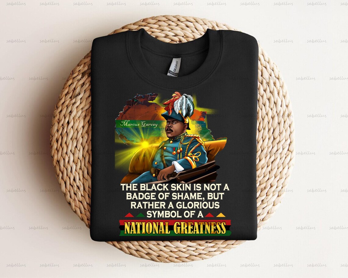 Marcus Garvey: Black Skin Symbol of National Greatness PNG, Marcus ...