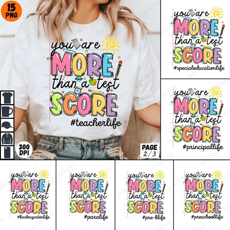 15 PNG You Are More Than A Test Score Test Day Testing Teacher Png, You ...