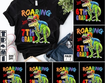 Roaring Into 1st Grade - Etsy
