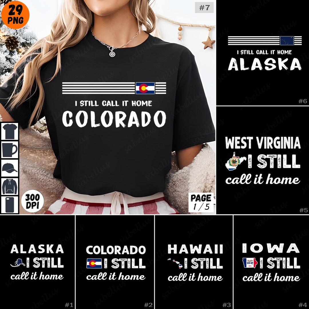 Call It Home PNG Bundle, State Map Sublimation Designs, Digital State ...