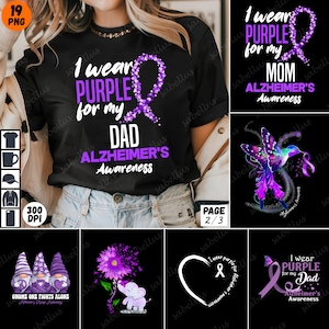 19 PNG Alzheimer's Awareness Png Bundle, Alzheimer's Disease Png ...