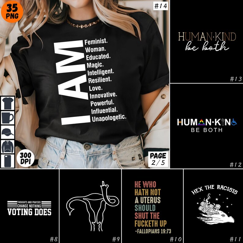 19th Amendment Vote PNG Bundle, Feminism Equality Digital Download ...