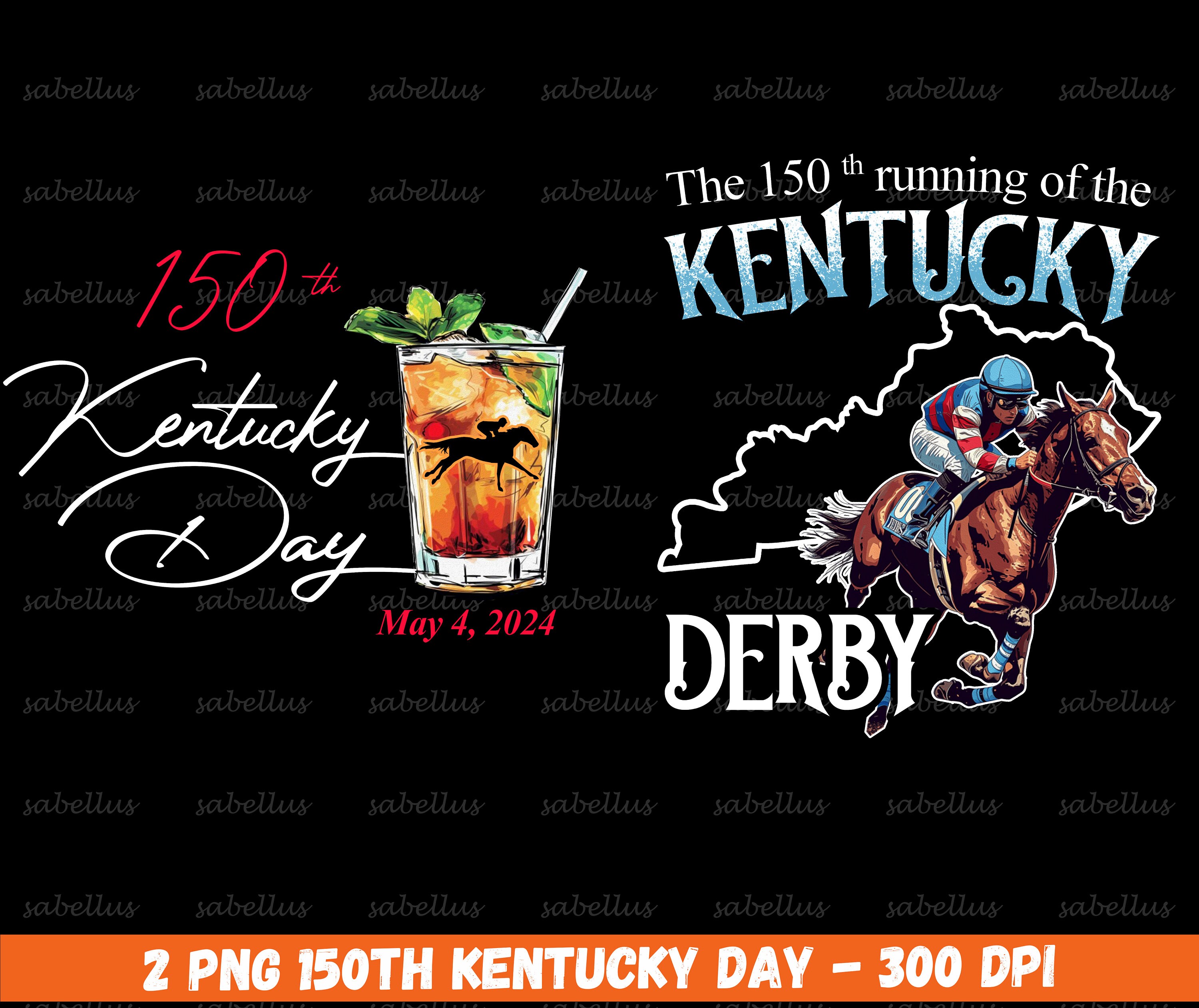 Kentucky Derby 150th Anniversary Png, Kentucky Derby 150 Commemorative ...
