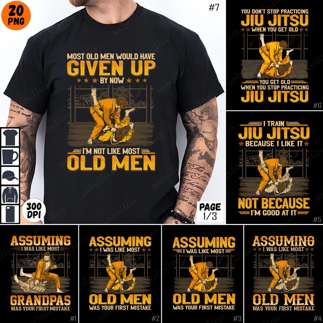 Jiu Jitsu PNG Bundle, Old Men Jiu Jitsu Sublimation, BJJ Clipart, Jiu Jitsu Digital Download ...
