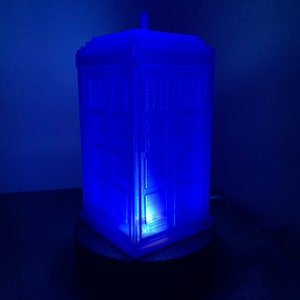 Doctor Who - Tardis LED Lamp - 3D Printed - Etsy