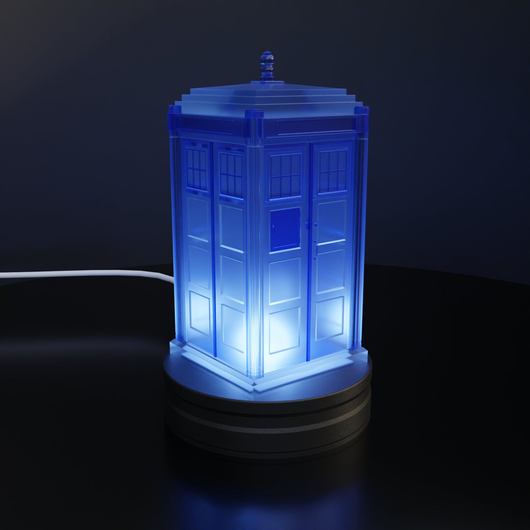 Doctor Who - Tardis LED Lamp - 3D Printed - Etsy
