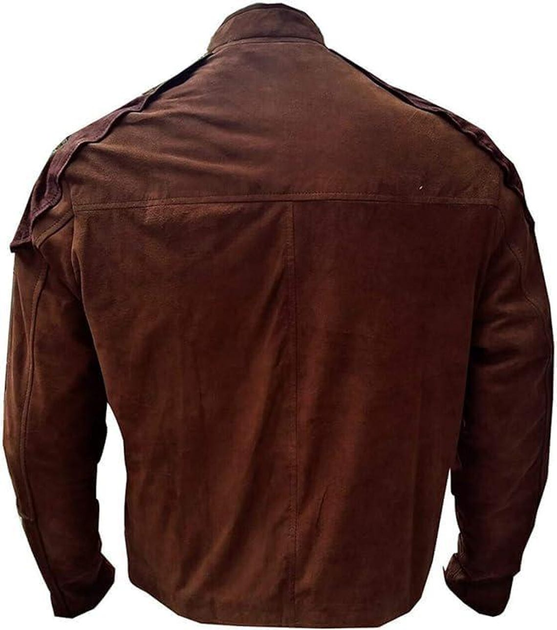 Warriors Viper Pilot Galactica Battlestar Jacket Brown Suede Leather ...