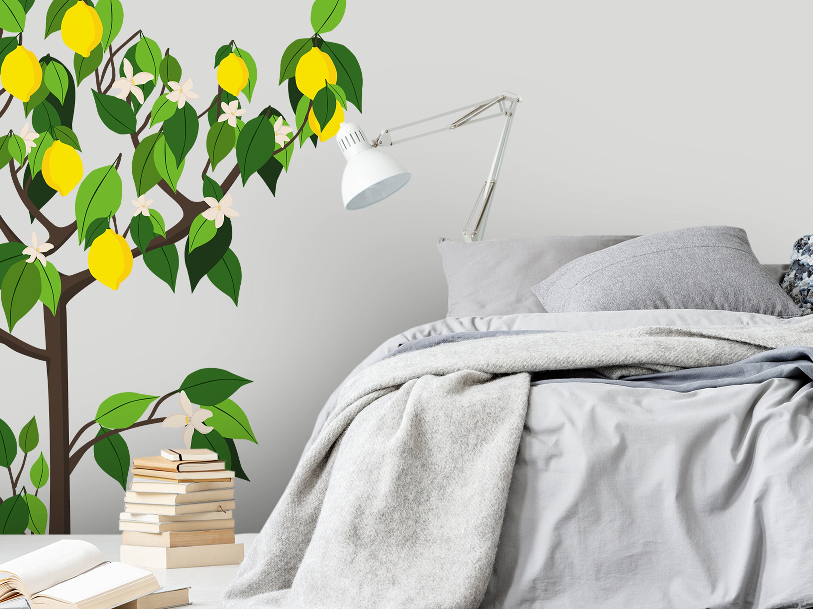 Lemon Tree Digital Art Citrus Decor SVG/PNG - Fresh Summer Vibes for ...