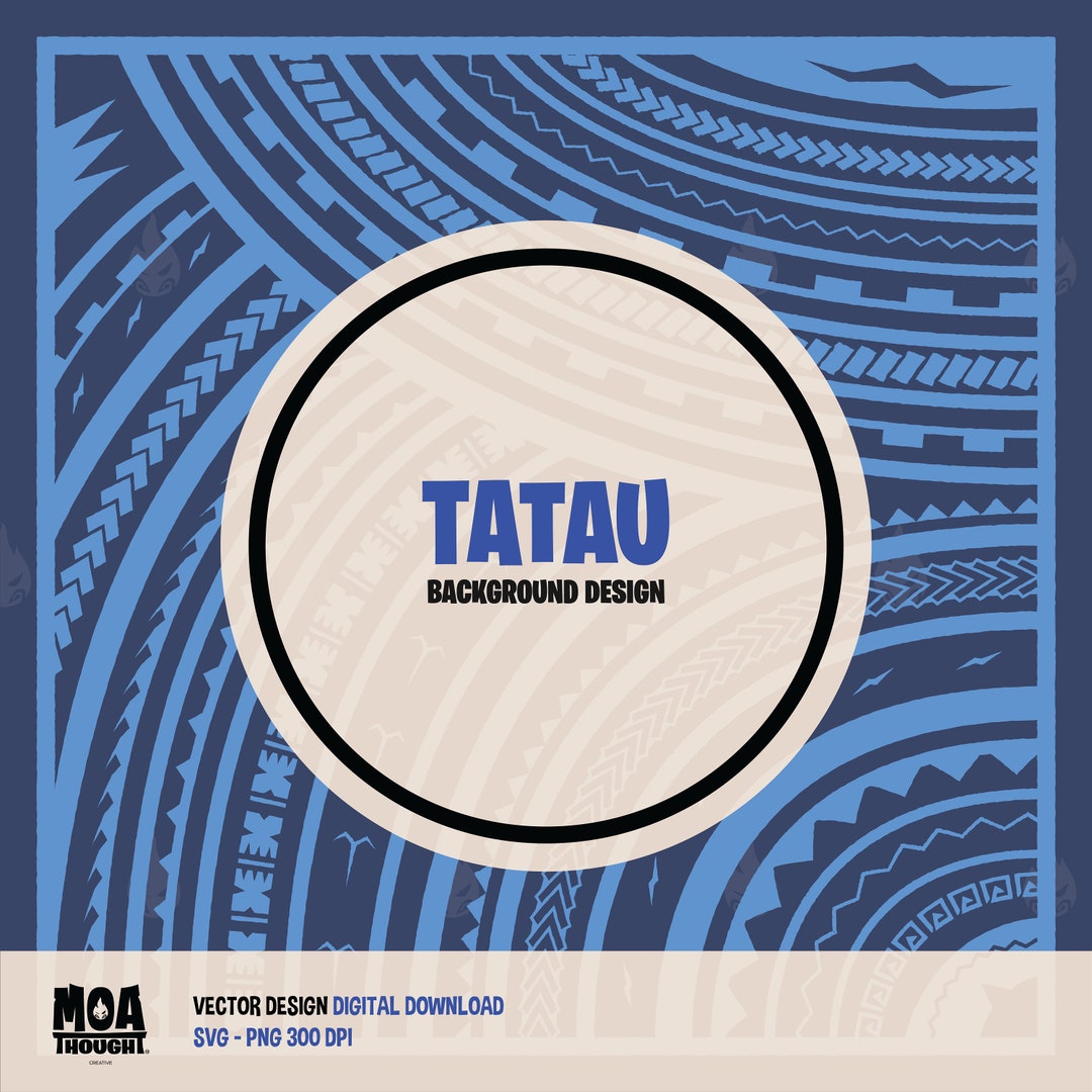 Tatau Background Design - Etsy