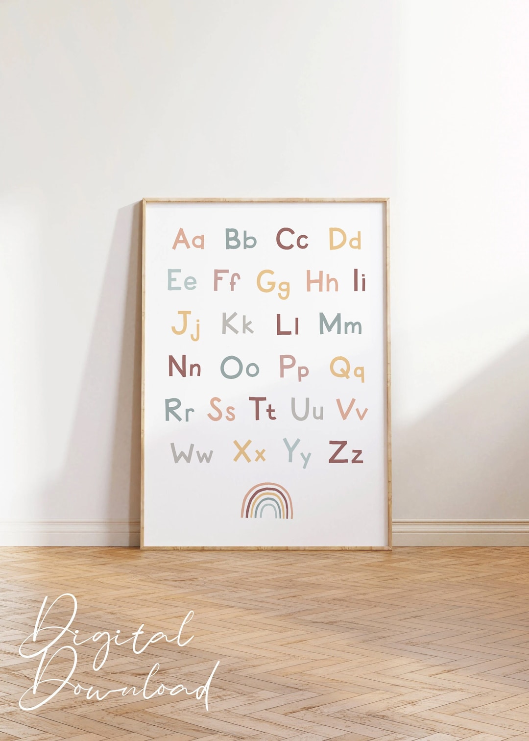 Alphabet Print, Preschool Printable, Uppercase Letters Lowercase ...